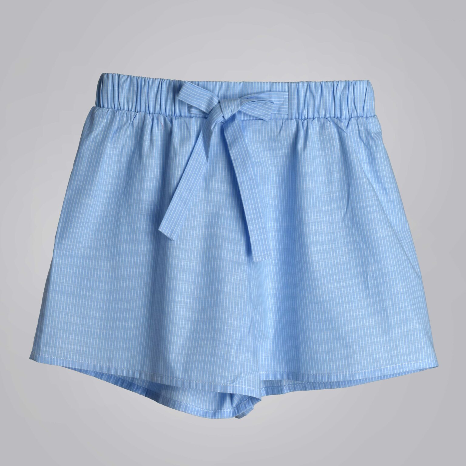 Short long femme - Maître Renard ® "rayure bleu et blanche"