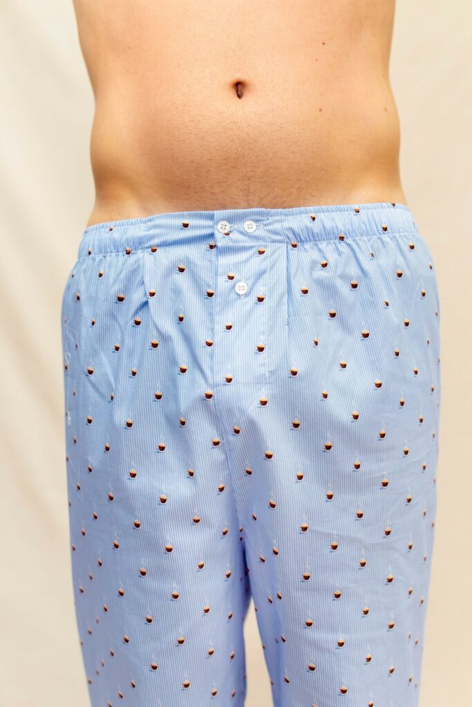 Pyjamas long homme - Classique "Couleur café" - Maître Renard