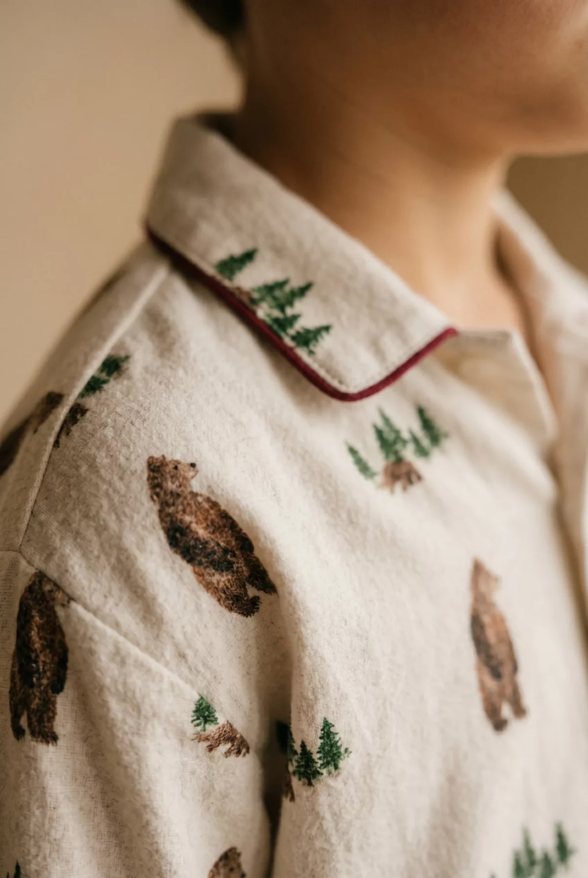 Pyjama long garçon - Grizzly - Maître Renard